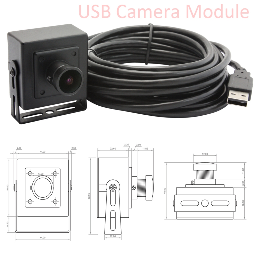 ELP 2MP Security Webcam 1080P HD Mini CMOS OV2710 UVC OTG 30fps/60fps ...