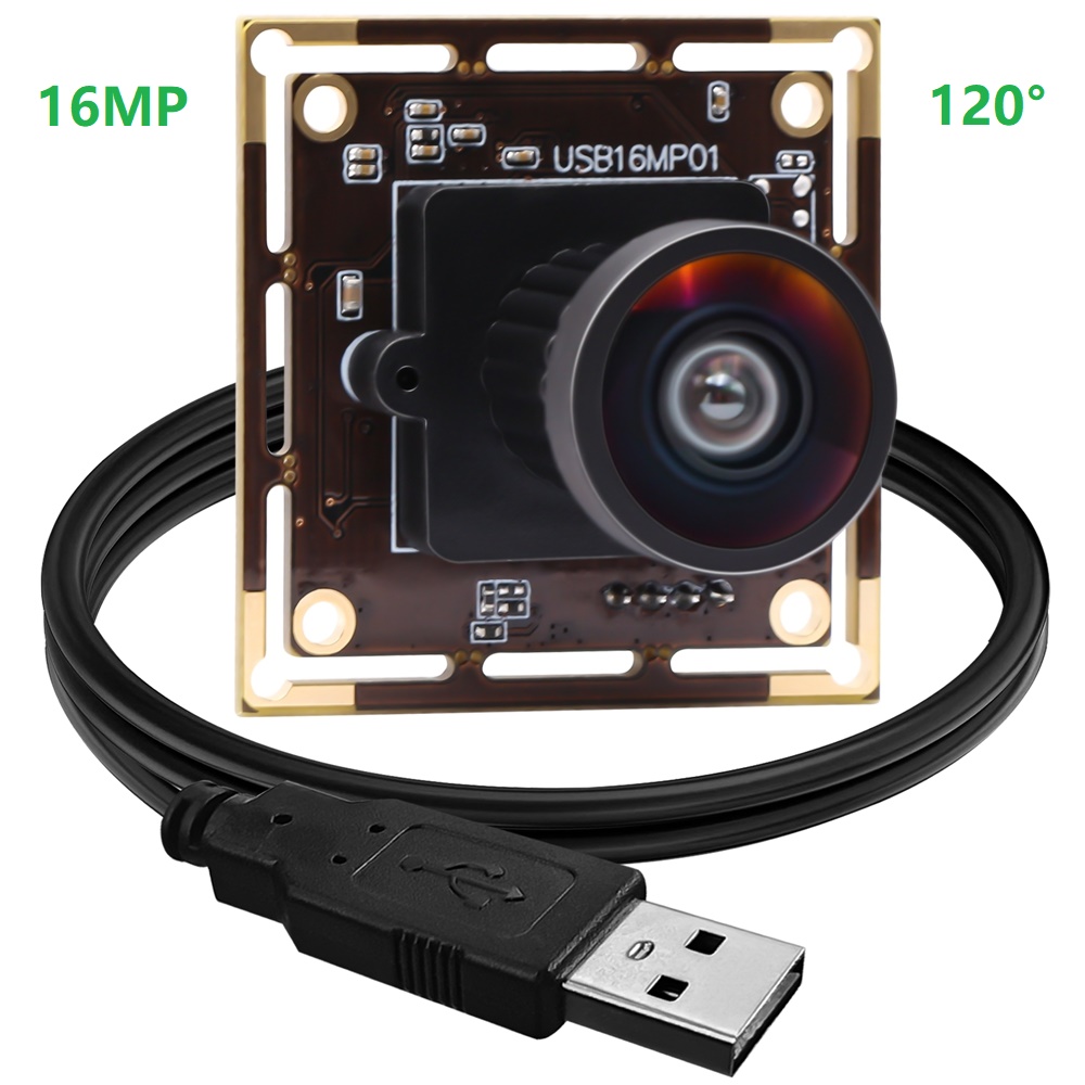 ELP Free Driver 16MP Webcam Plug and Play CMOS IMX298 Sensor Micro ...