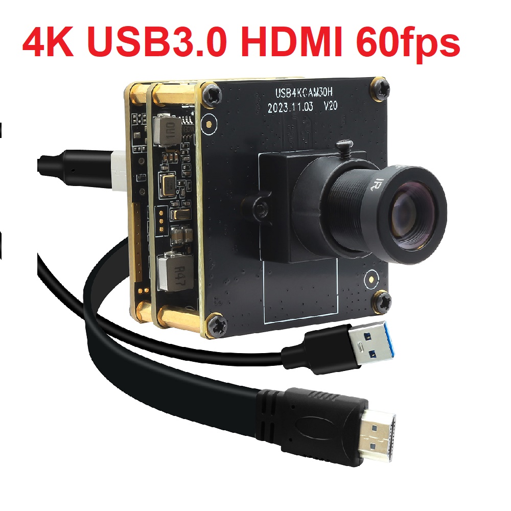 ELP Manufacturer IMX415 HDMI USB Camera Module High Speed 60fps 4K ...